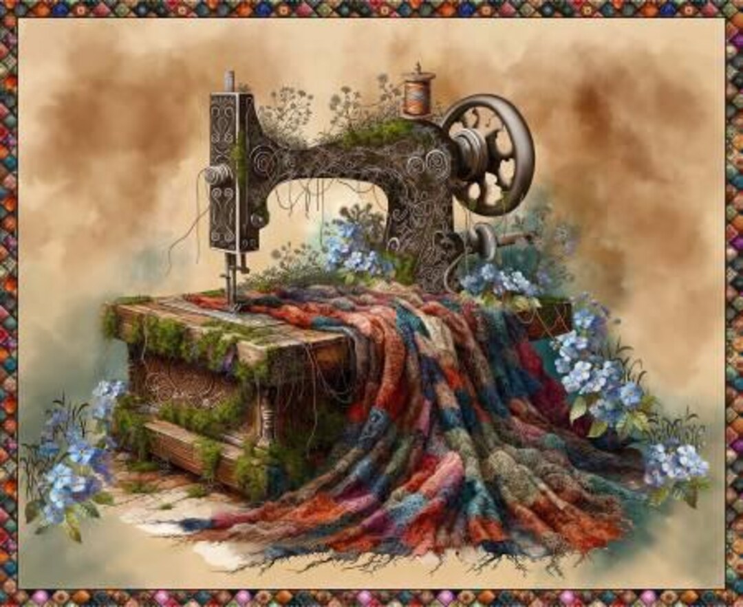 Preorder: Tan Sewing Machine Vintage Panel BQ4287P-30 Expected ...