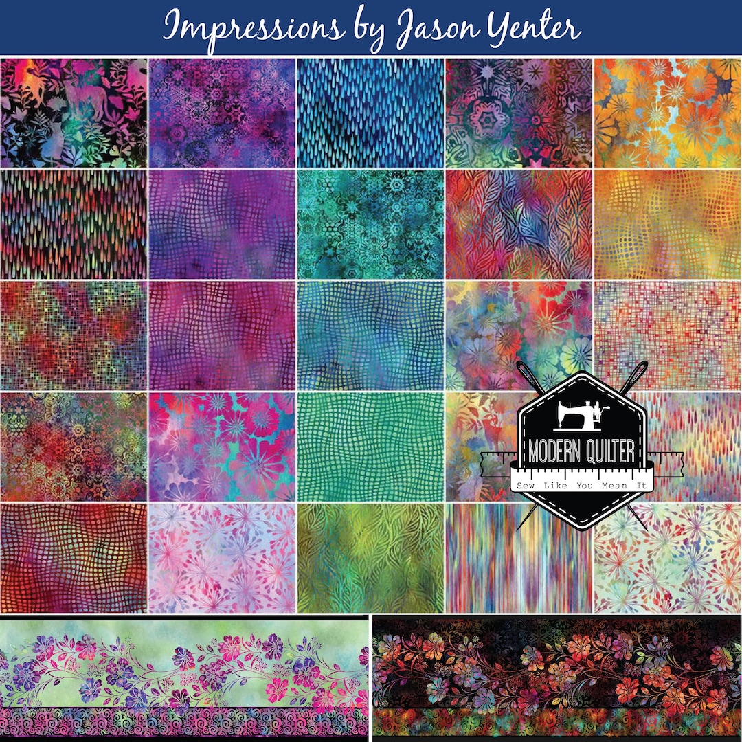 Impressions by Jason Yenter of in the Beginning Fabrics | Fat Quarter ...