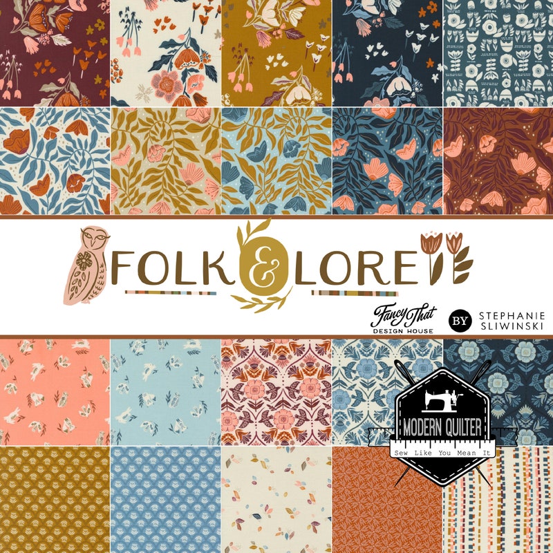 Indie Folk Fabric - Etsy