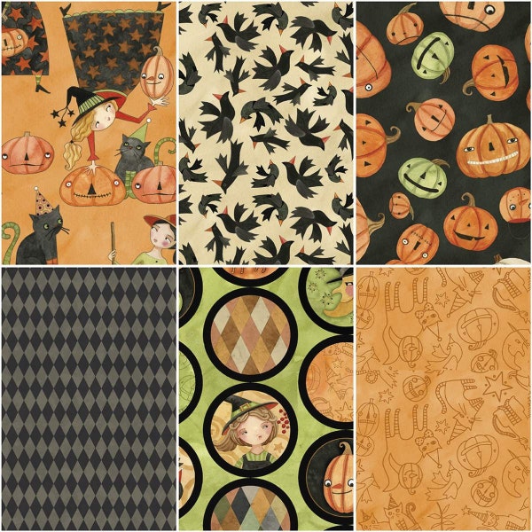 Whimsy Halloween Fabric - Etsy