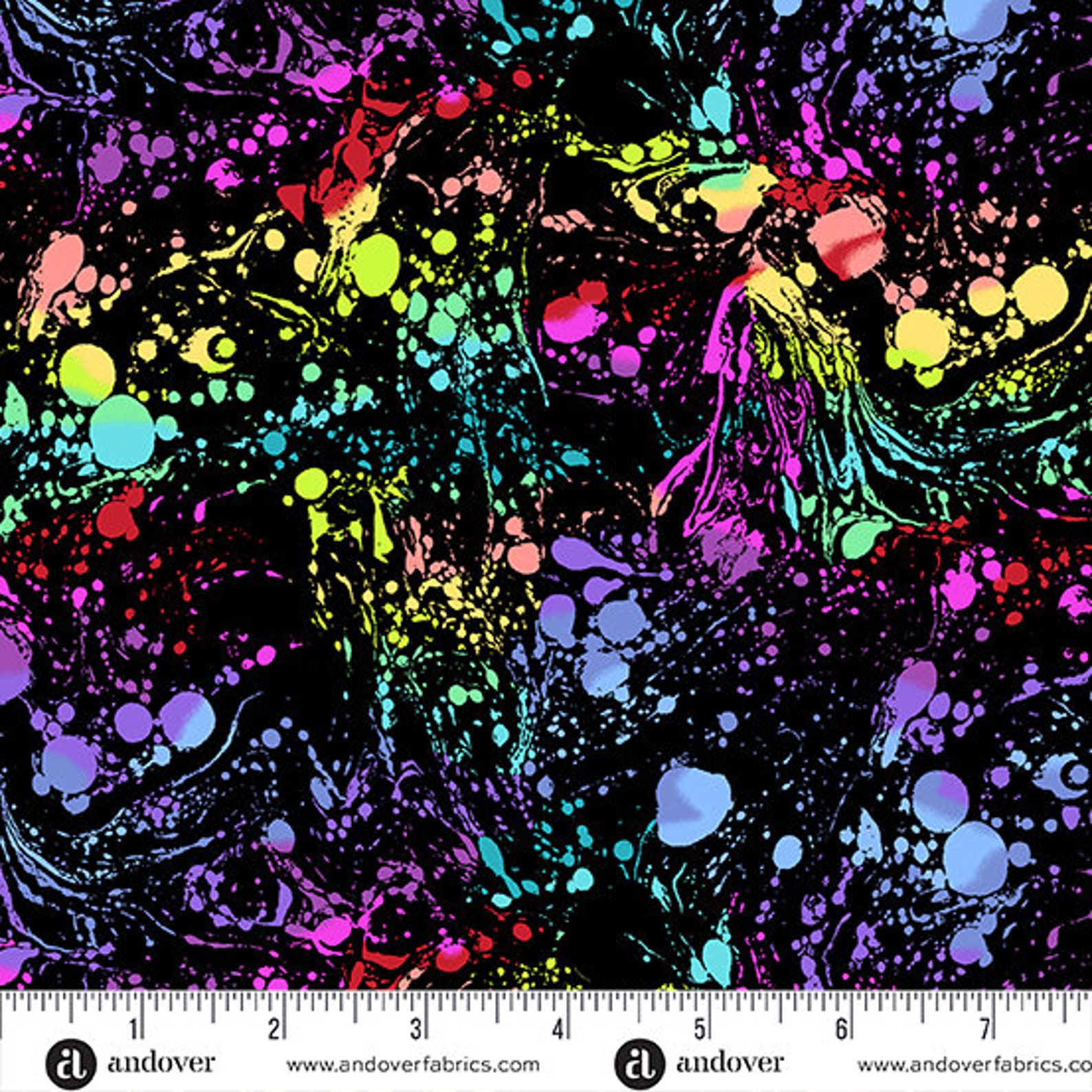Phosphor and Venom by Libs Elliott | 108" Wide Back in Black for ...