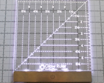 Glow Ruler 6 by Carolina Moore for Moda New Box Opened Once for Demo ...
