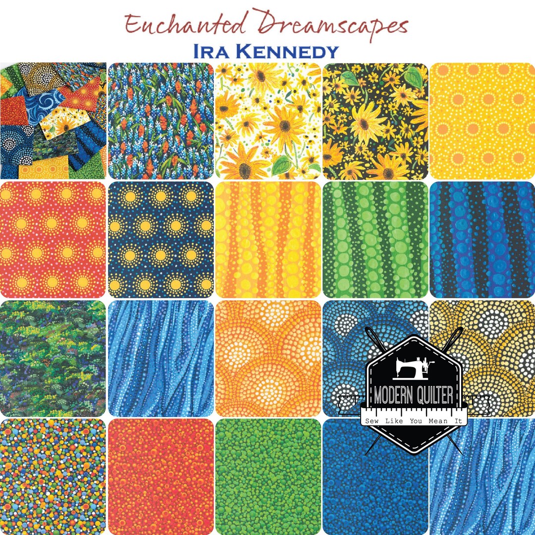 Enchanted Dreamscapes by Ira Kennedy for Moda Fat Quarter Bundle | 19 ...