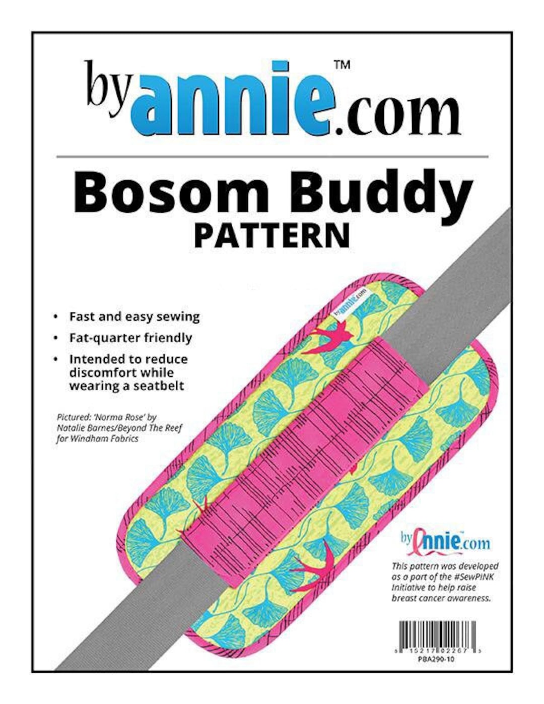 Bosom Buddy (seat Belt Cushion) Pattern From Byannie (paper Pattern) - Etsy