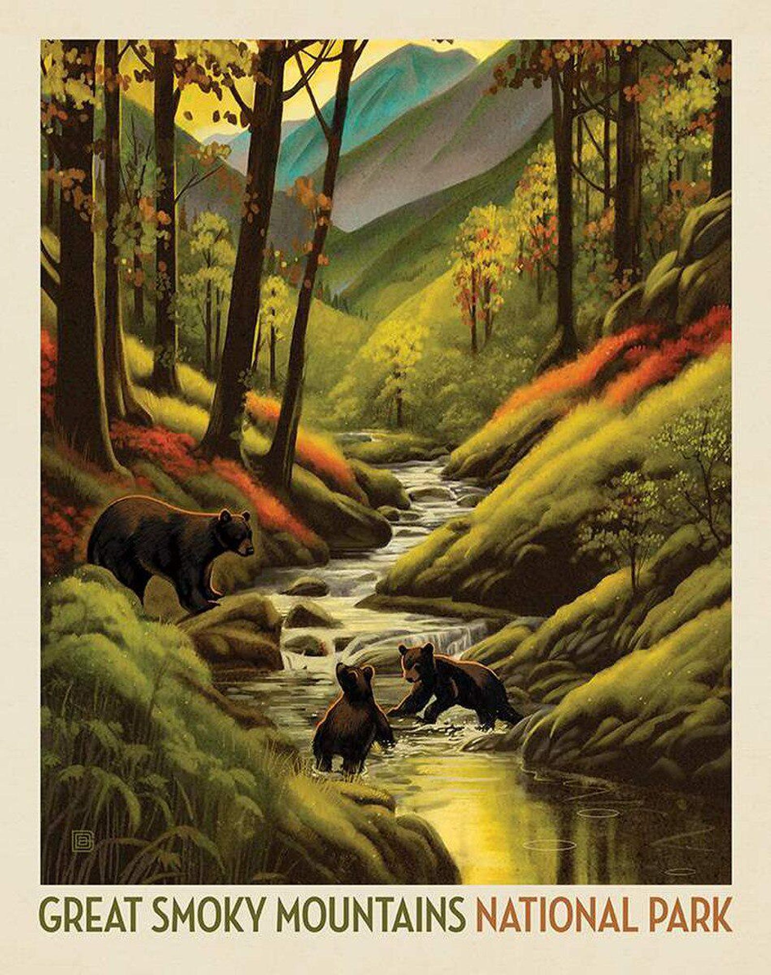 National Parks Great Smoky Mountains National Park Panel 16132 | Panel ...