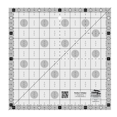 Creative Grids 90 Degree Quarter-square Triangle Quilt Ruler - Etsy