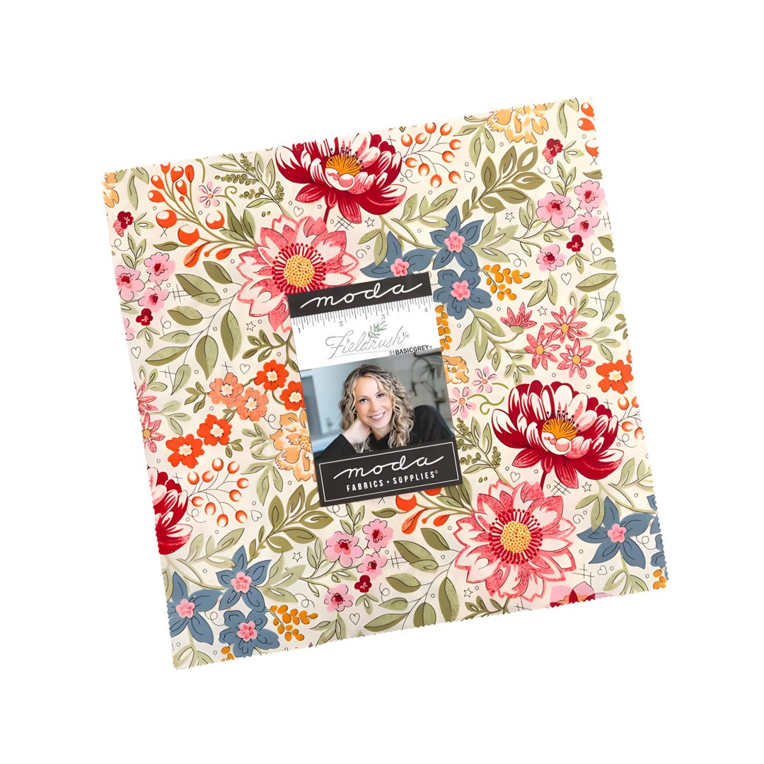Preorder: Fieldrush Layer Cake by Basicgrey for Moda- April 2026 - Etsy