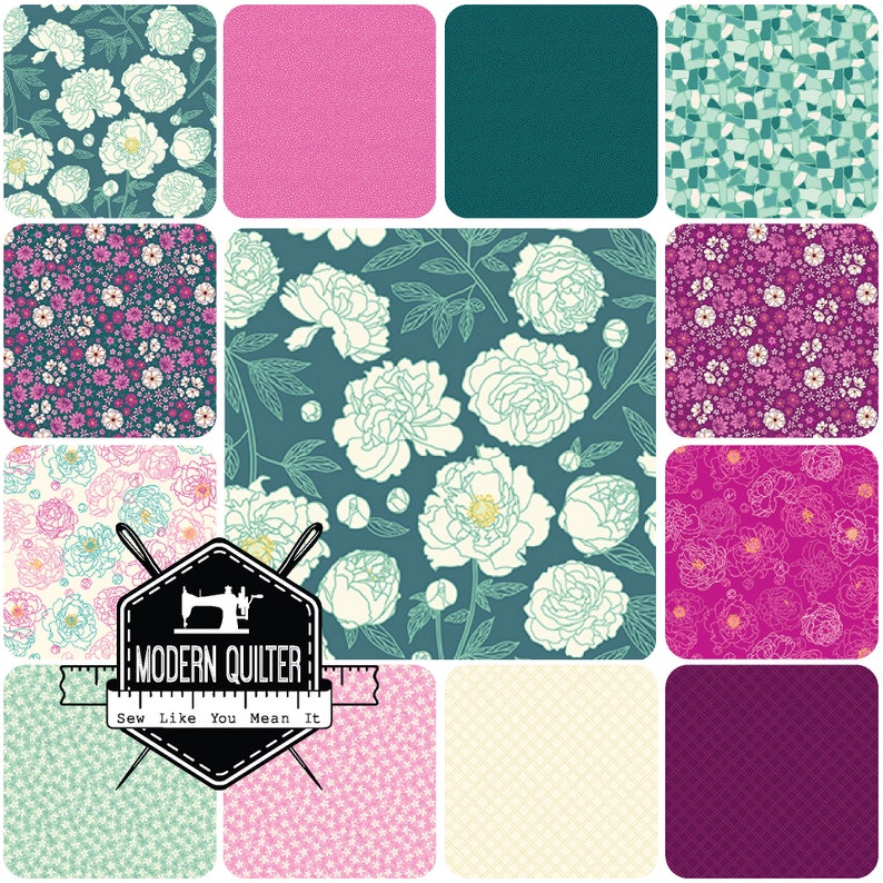 Primavera by Figo Fabrics Fat Quarter Bundle 12 Pieces on - Etsy