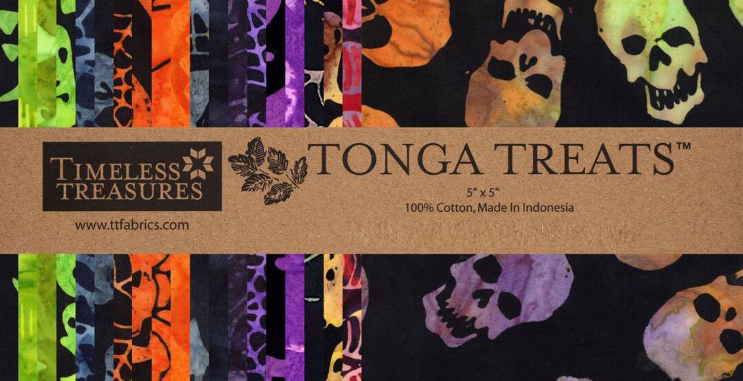 Preorder: Tonga Treats 5 Inch Squares charm Pack Treat-mini42/haunted ...