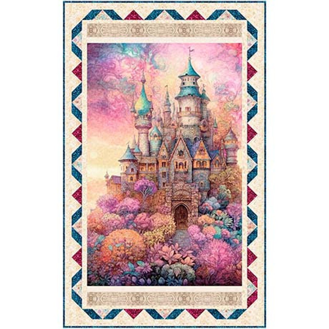 Enchanted Fairy Castle Wall Kit by Quilting Treasures | Finished Size ...