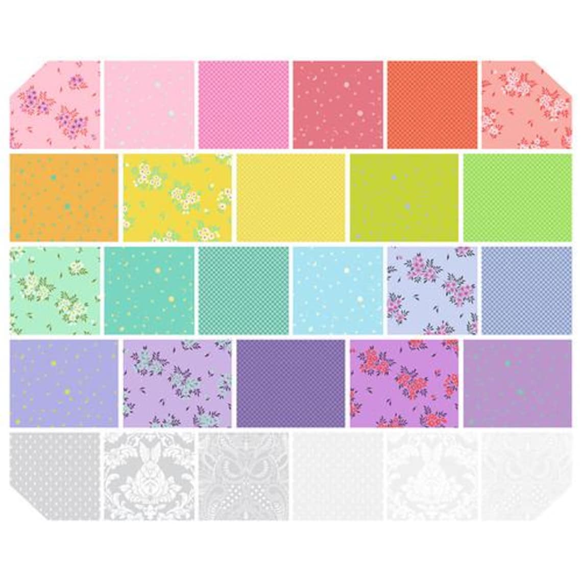 True Colors Design Roll (jelly Roll) by Tula Pink | FB4DRTP.FULLMOON ...