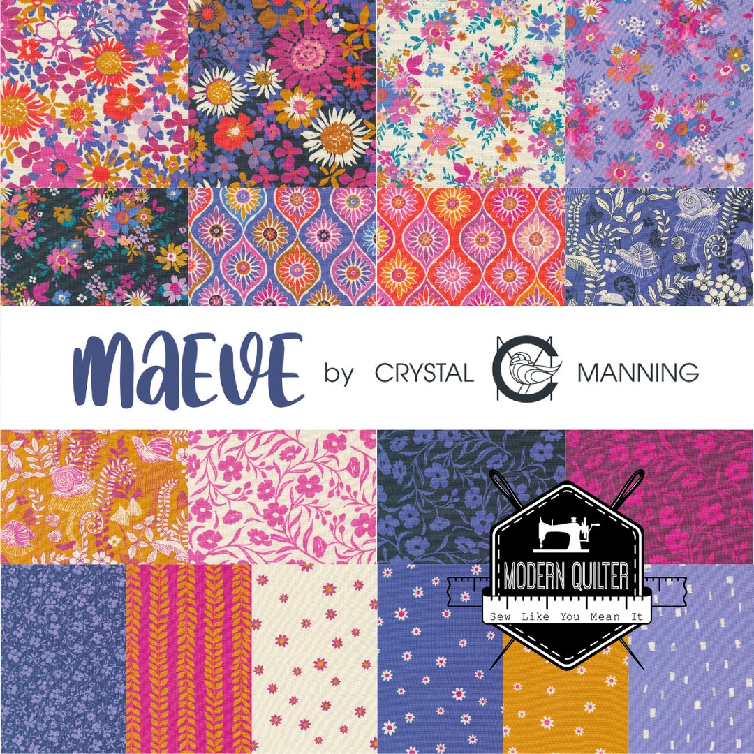 Maeve Half Yard Bundle by Crystal Manning for Moda 18 Prints - Etsy