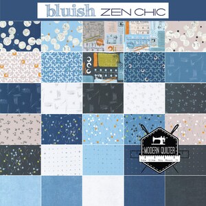 Bluish by Zen Chic for Moda Layer Cake 42 Assorted Prints - Etsy