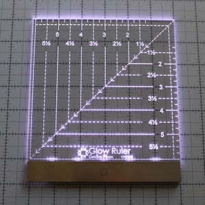 Glow Ruler 6" From Carolina Moore - Etsy