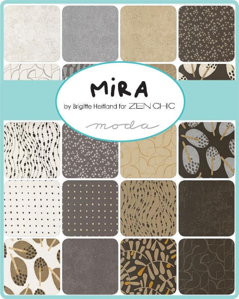 Preorder: Mira Fat Quarter Bundle by Zen Chic for Moda-april 2026 - Etsy