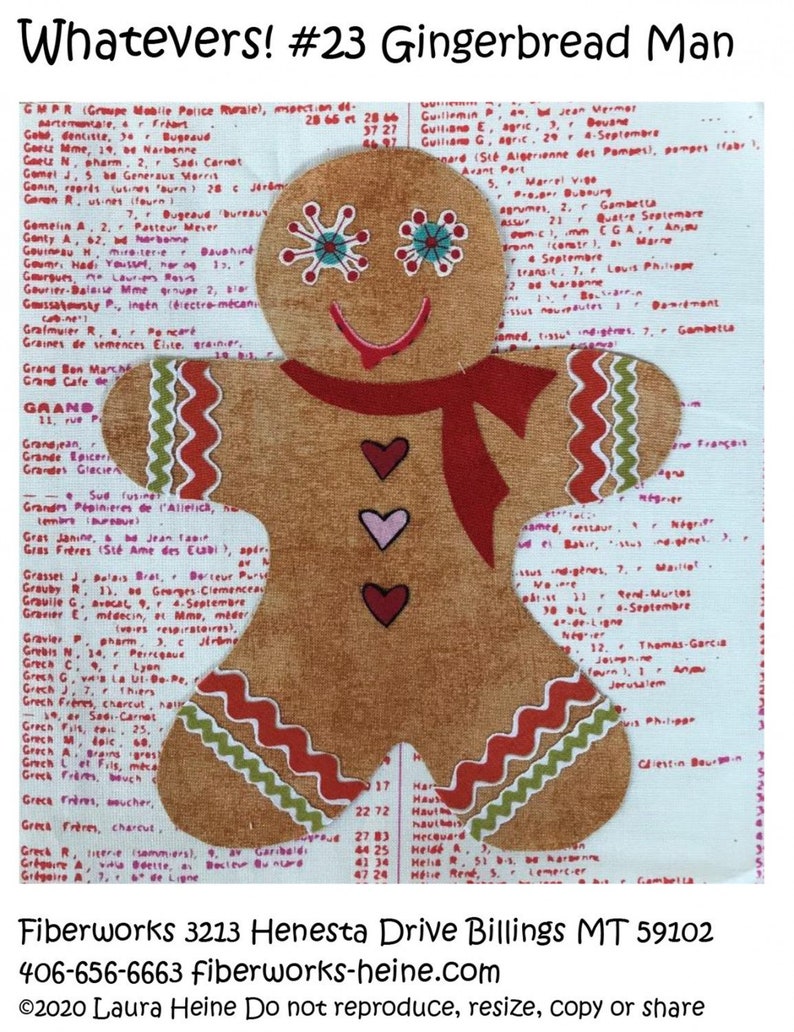 Whatevers 23 Gingerbread Man Collage Pattern By Laura Heine Etsy whatevers-23-gingerbread-man-collage-pattern-by-laura-heine-etsy