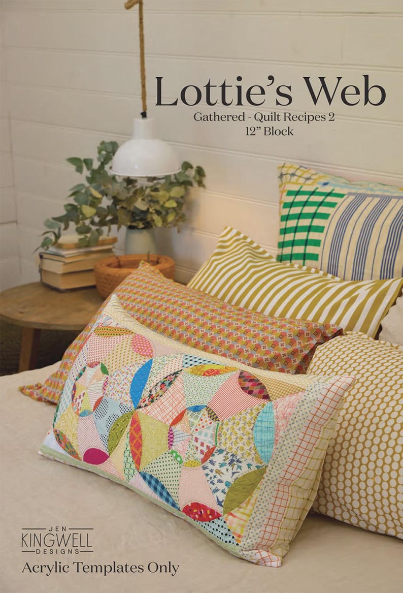 Lottie's Web 12" Acrylic Template Set | Pattern Featured in Gathered ...