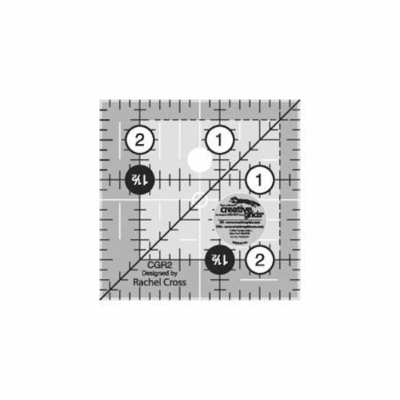 2.5 Square Creative Grid Ruler CGR2