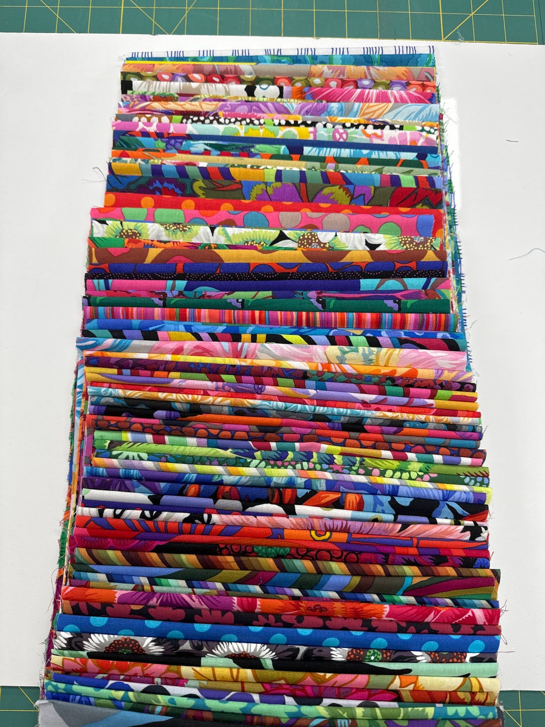 OMG! Kaffe Fassett Starter Pack - 100 Fat Eighths 9" X 22" Hand ...