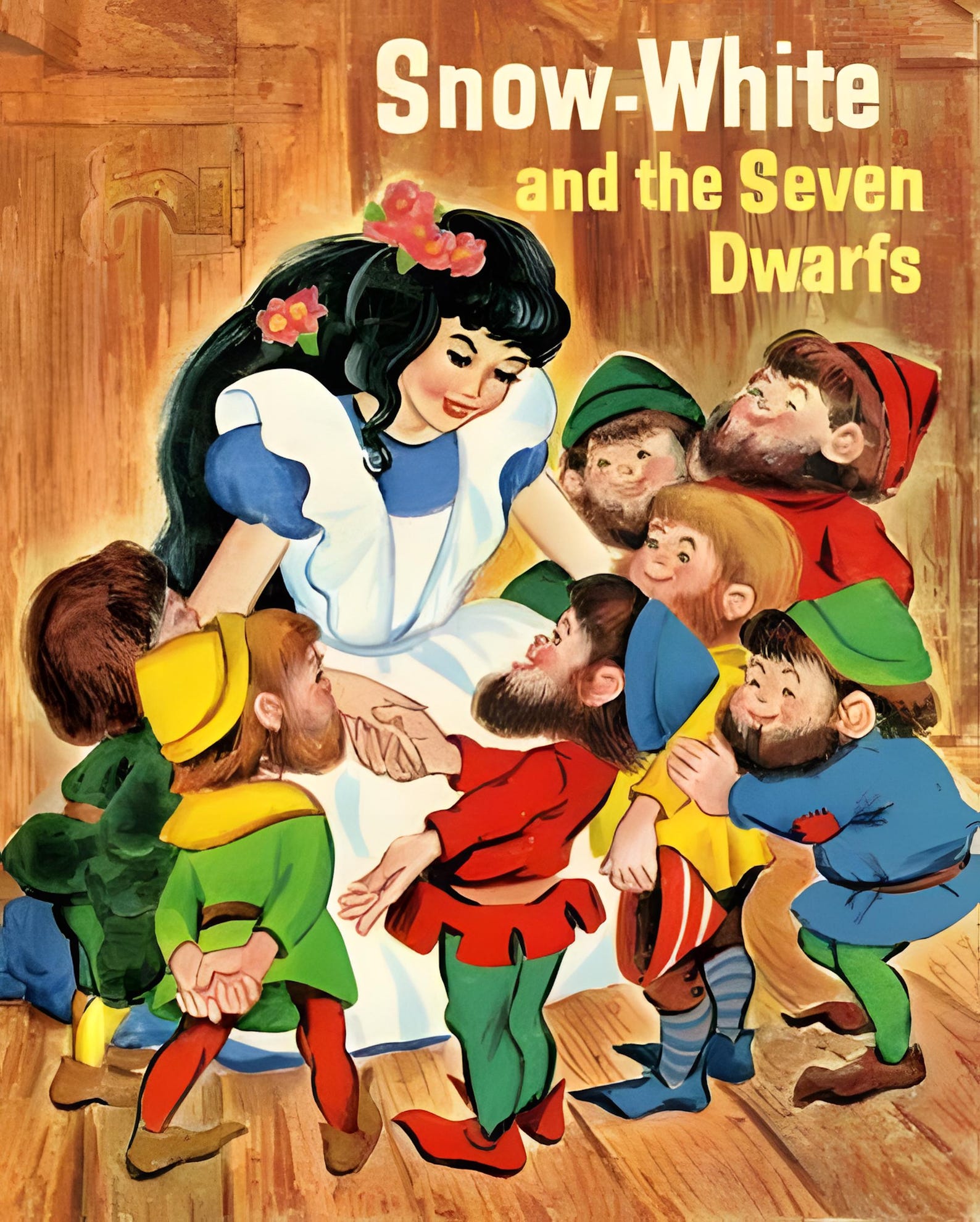 Vintage Storybook Snow White BW01510C1 Panel 36" X 44" Children Quilt ...