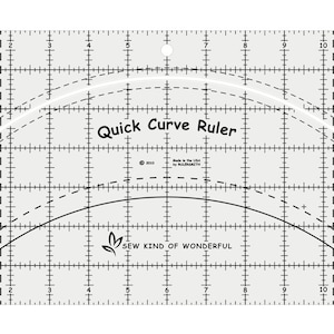 Quick Curve Ruler by Sew Kind of Wonderful - Etsy
