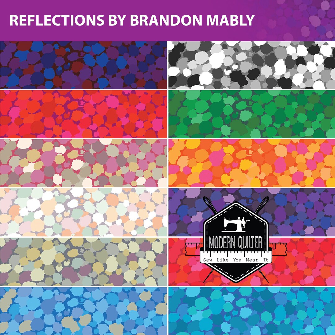 Reflections by Brandon Mably for Free Spirit Fabrics | Half Yard Bundle ...