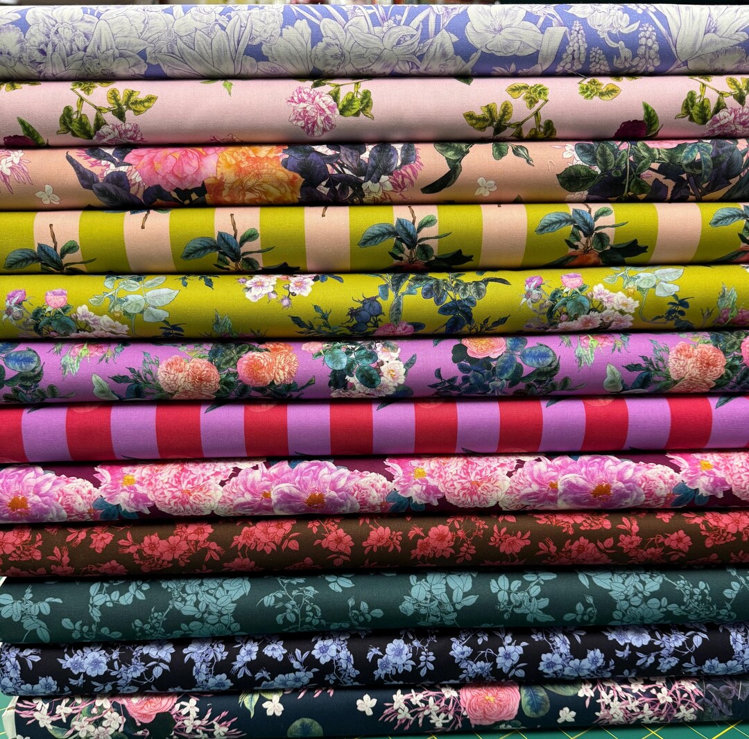 Rosa Half Yard Bundle by Adriana Picker for Figo Fabrics | 12 Prints - Etsy