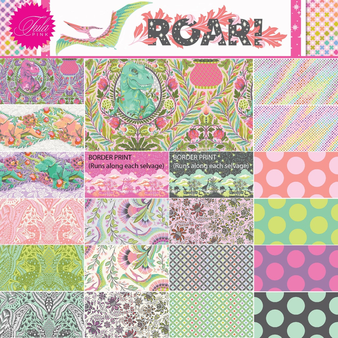 Roar! Half Yard Bundle by Tula Pink for Free Spirit | 21 Prints - Etsy