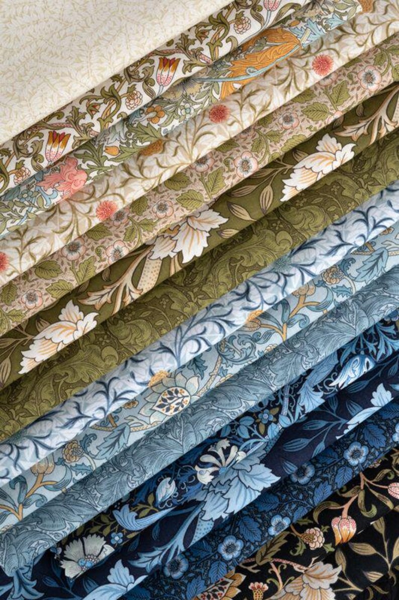 Morris Manor Best of Morris Fat Quarter Bundle by Barbara Brackman for ...