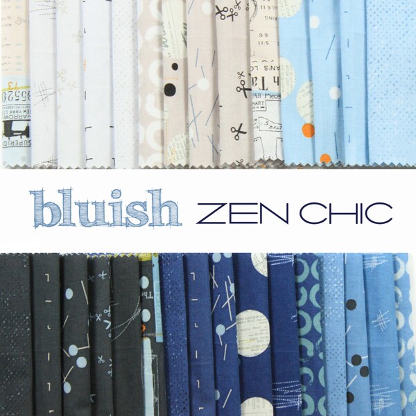 Fat Eighth Bundle Zen Chic - Etsy