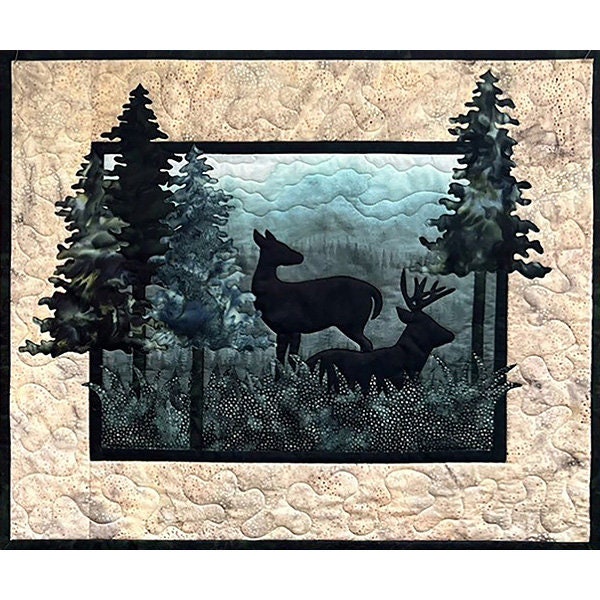 Deer Quilt - Etsy