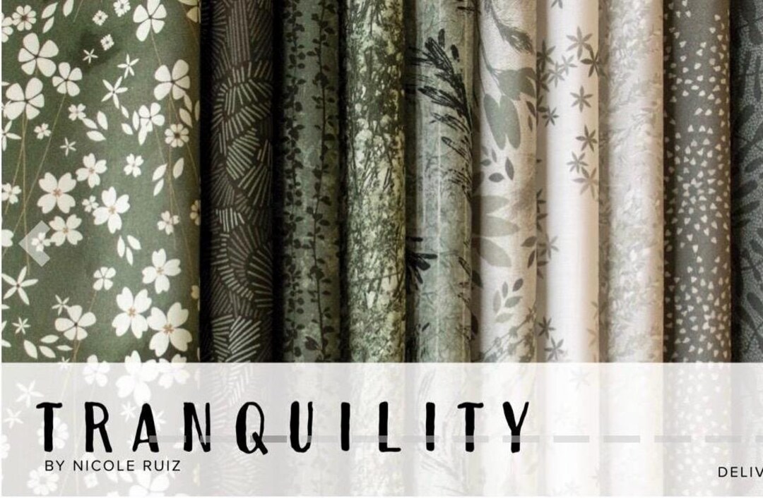 Preorder: Tranquility by Figo Fabrics Half Yard Bundle of 11 Prints Expected in July 2025 - Etsy