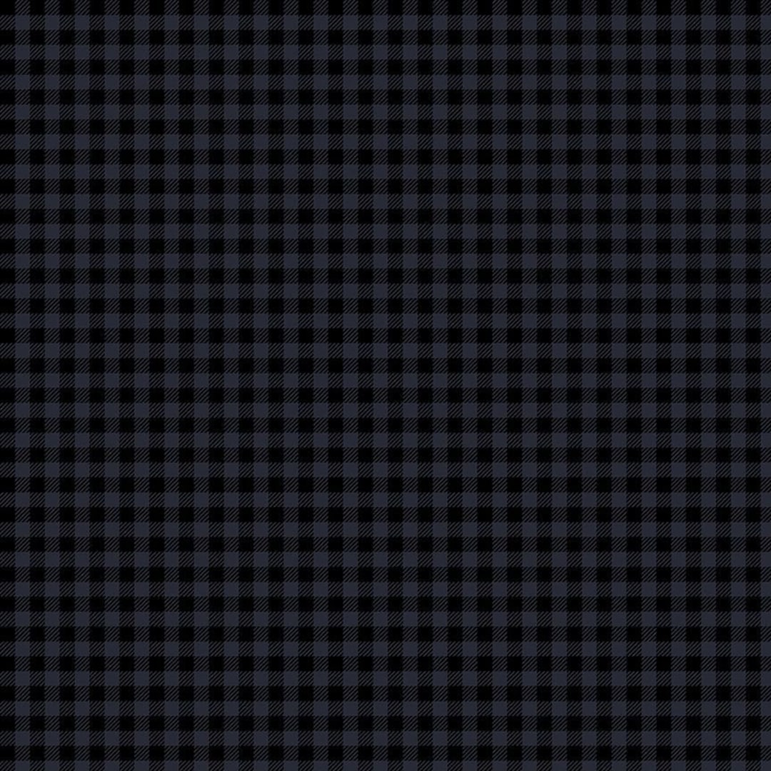 Black on Black Plaid P2212 by Dear Stella Priced/sold by the Half Yard ...