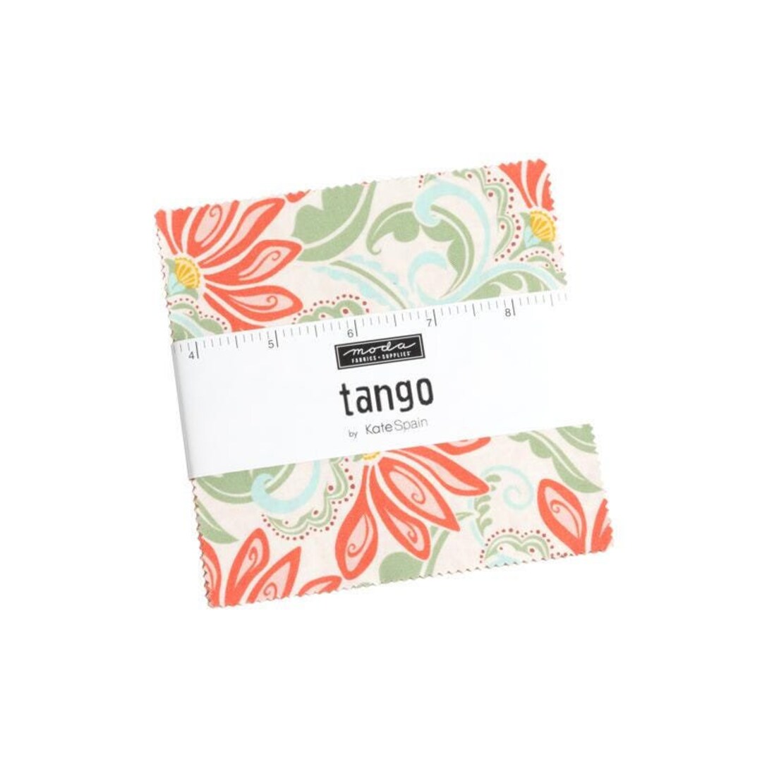 Tango Precut Charm Pack by Kate Spain for Moda | 42 Assorted 5" Squares ...