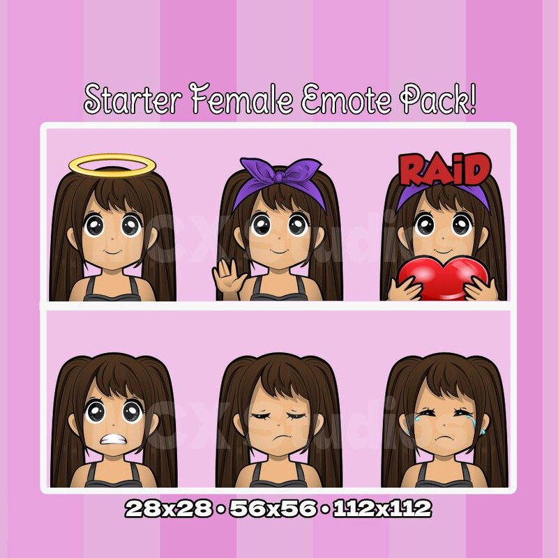 Emotes for Twitch 112x112 - Etsy