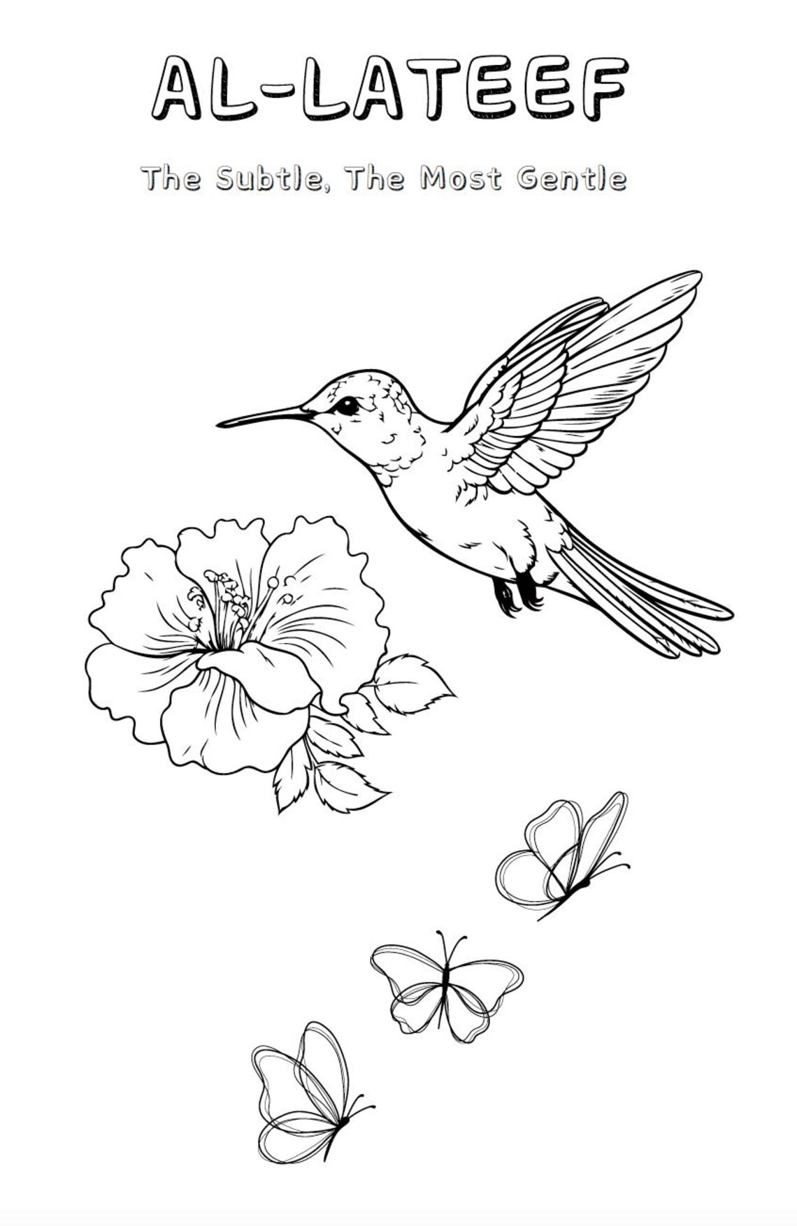 99 Names of Allah Colouring Book - Etsy
