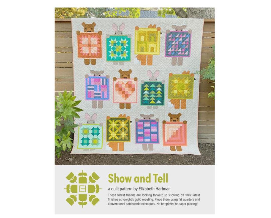 Show and Tell ~ Elizabeth Hartman Pattern ~ Dog Quilt Pattern - Etsy