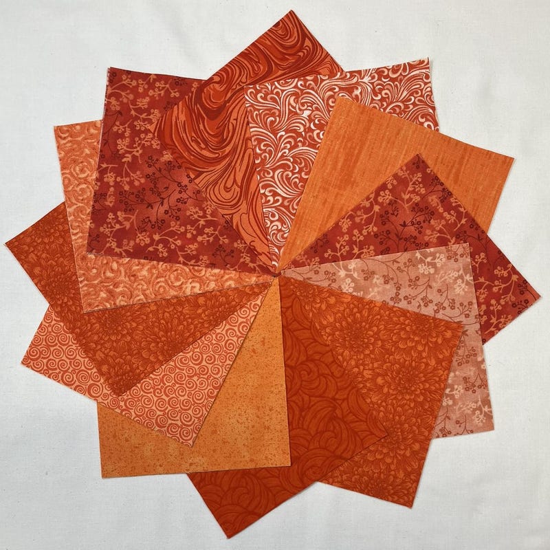 Orange Quilt - Etsy
