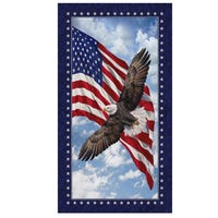 Americana Fireworks Digital Panel Hoffman Fabrics Supernova Seasons ...