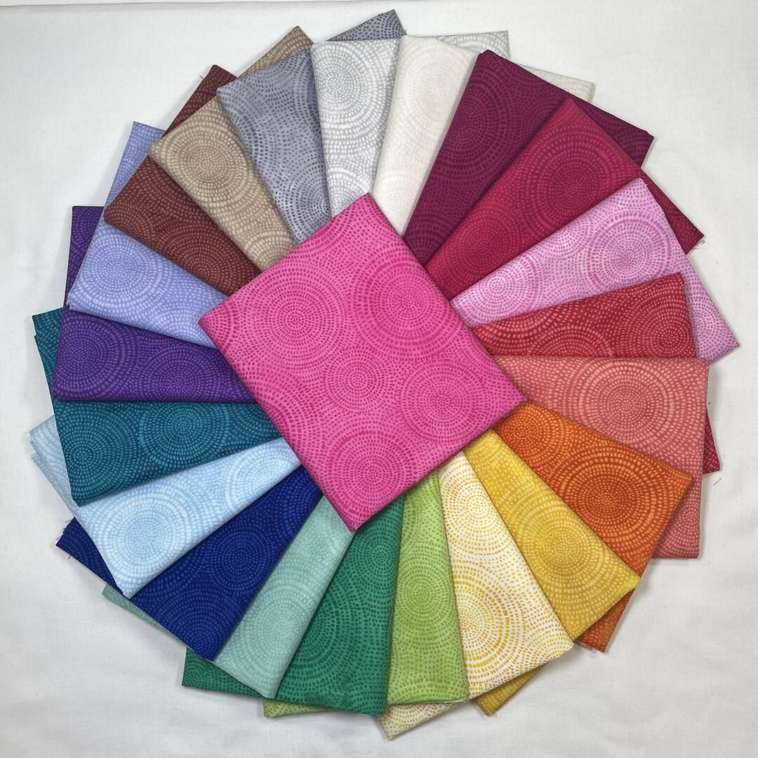 Radiance Quilt Blender Fabric ~ 22 Fat Quarter Bundle (#2)~ Bright ...