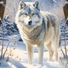 Lone Wolves Quilt Epattern, 5588-4e, Digital Pattern, Wolf Panel Quilt ...