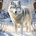 Lone Wolves Quilt Epattern, 5588-4e, Digital Pattern, Wolf Panel Quilt ...
