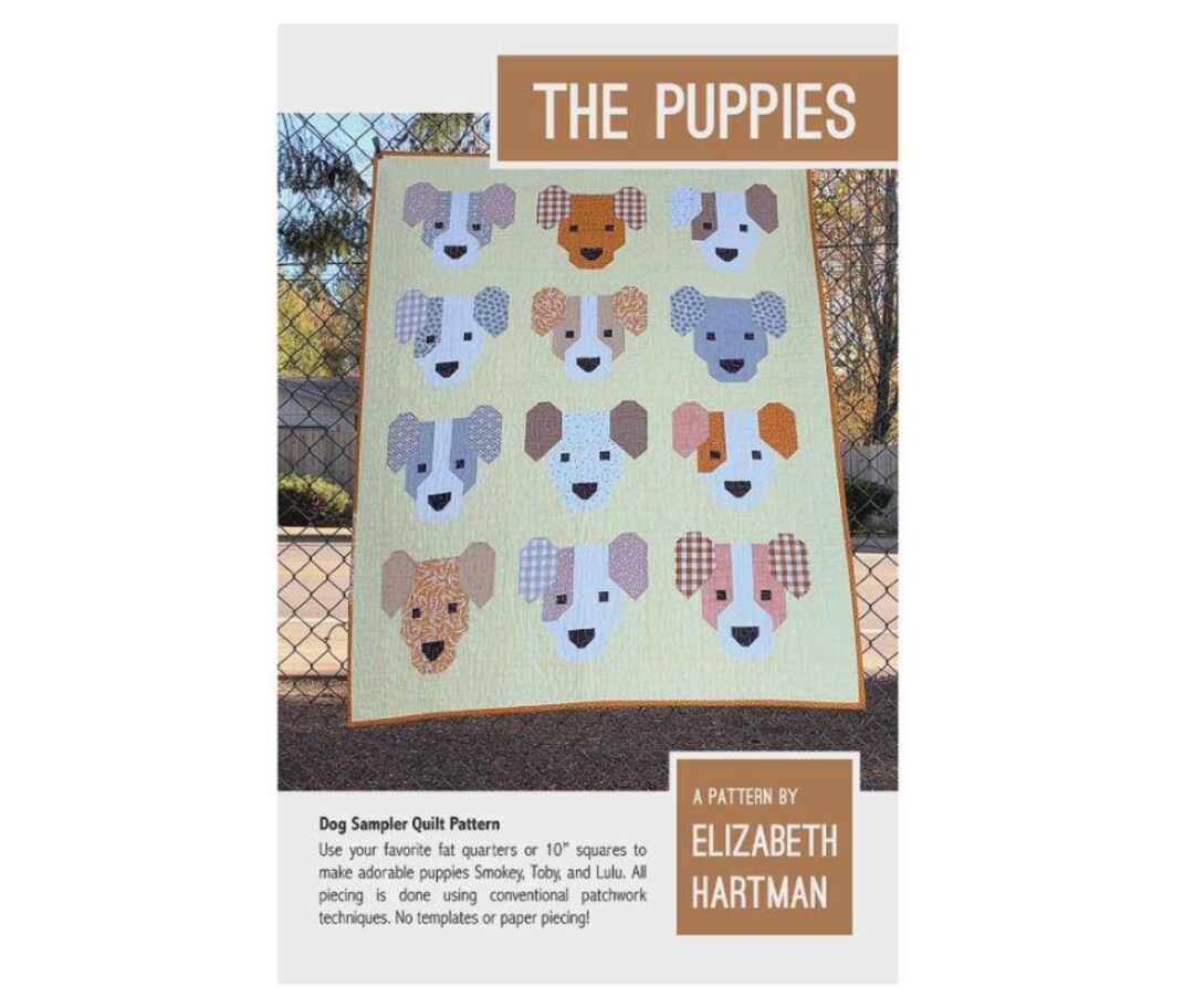 The Puppies ~ Elizabeth Hartman Pattern ~ Dog Quilt Pattern - Etsy