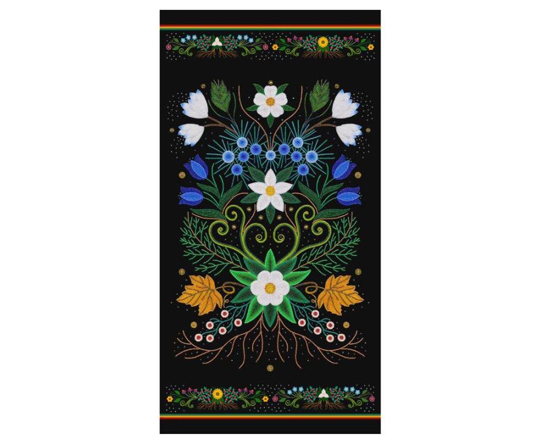 Spring Majesty Fabric Quilt Panel ~ Elizabeth Studio ~ 24" X 44 ...