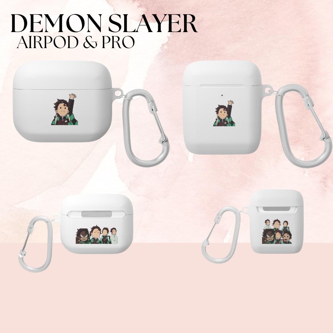 Airpods Case Cover, Tanjiro Kamado Demon Slayer Kimetsu No Yaiba, Pro ...