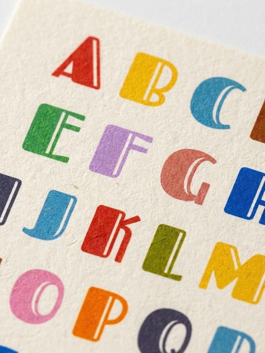 Kids Alphabet Poster | Colorful ABC Nursery Wall Art (PDF Download A4 ...
