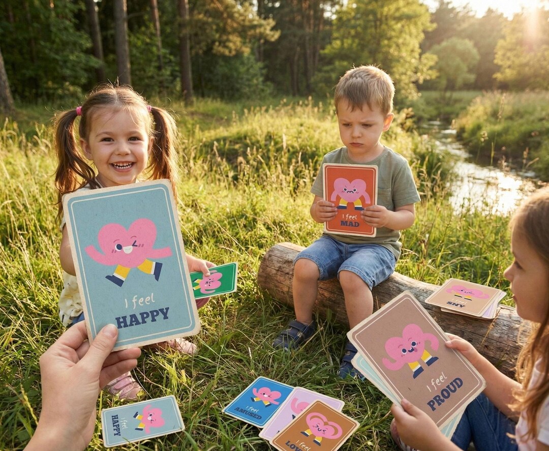 Emotion Flashcards for Kids | Feelings Cards Printable | Montessori ...