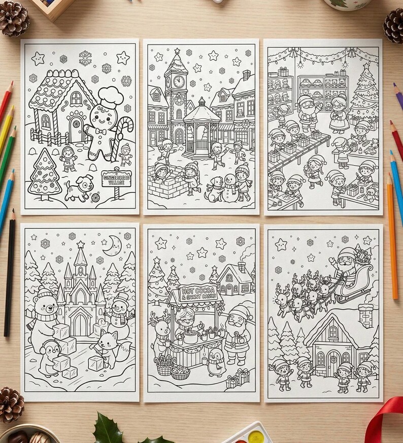 Coloring Pages for Kids Printable | 30 Fun Holiday Activity Pages ...