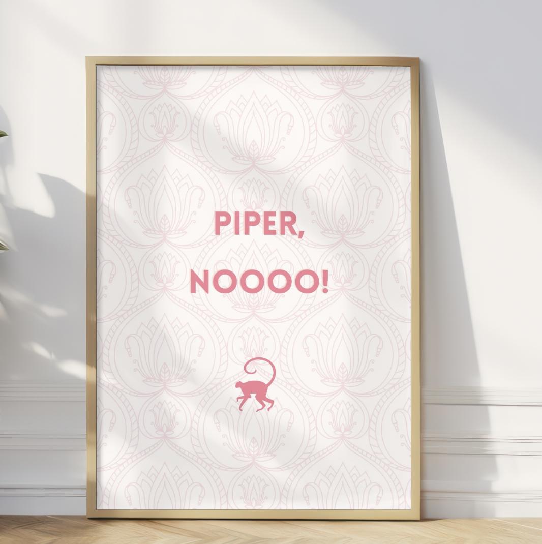 Piper No! Parker Posey Wall Art Printable, White Lotus Season 3 Wall ...