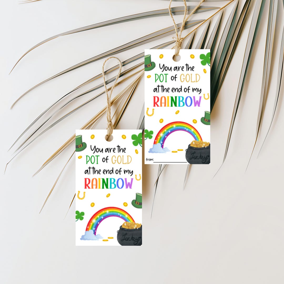 Printable St. Patrick's Day Tag, St. Paddy's Day Tag, Happy St. Patrick ...